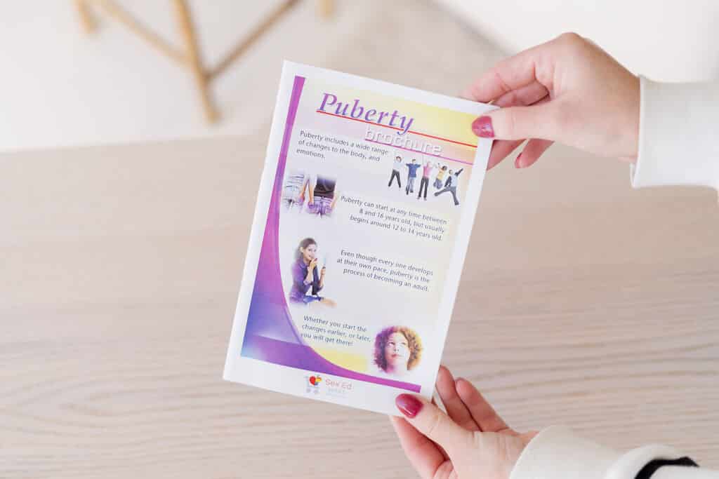 Easy to Read Puberty Brochure (Download or Hard Copy)
